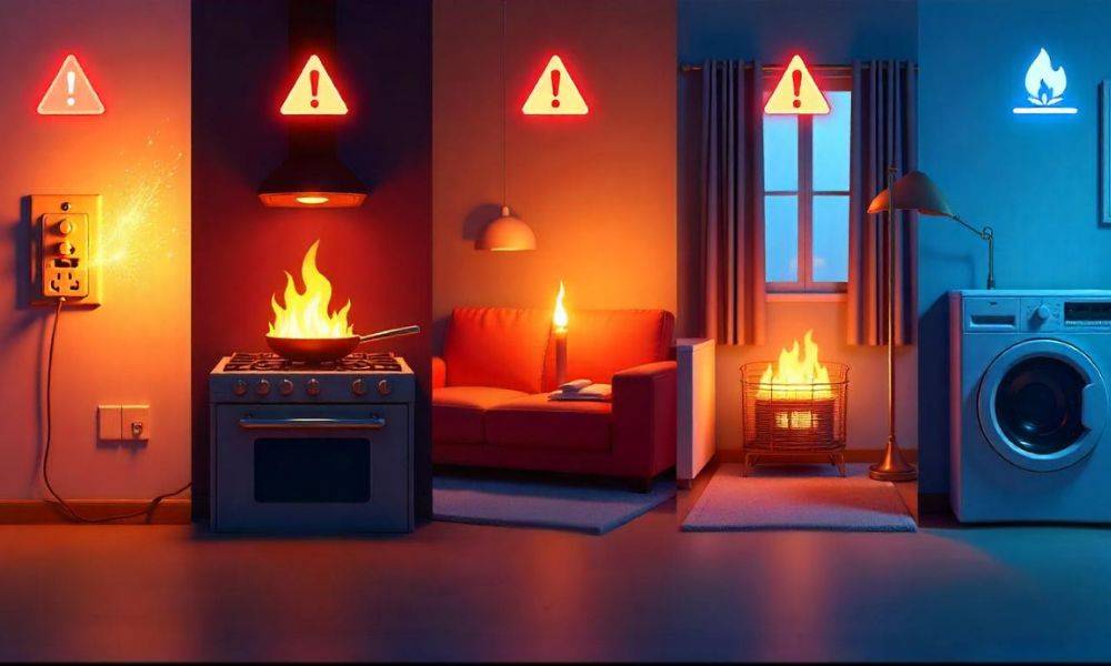 5 Common Household Fire Hazard | IMSAFE Fire Extinguisher